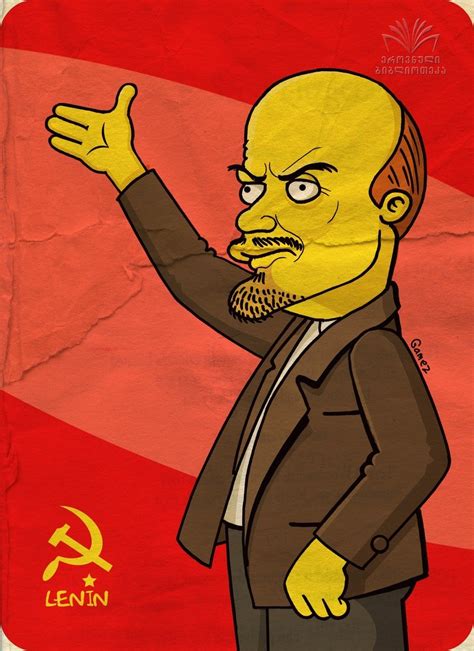 Iverieli ვლადიმერ ლენინის კარიკატურა