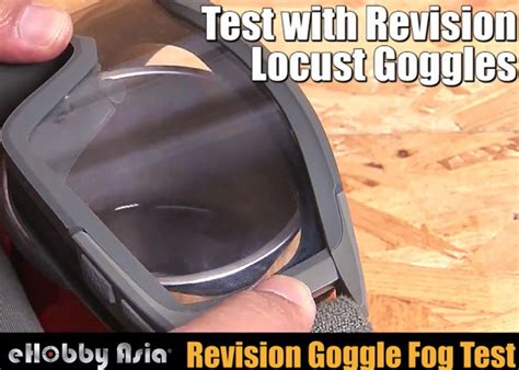 Ehobby Revision Locust Goggles Fog Test Popular Airsoft Welcome To The Airsoft World