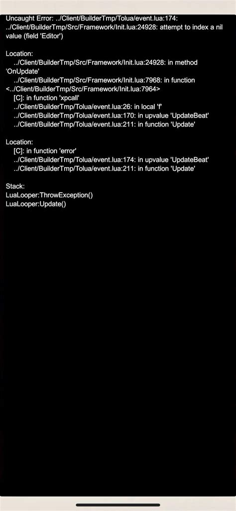 Error Help Rafkjourney