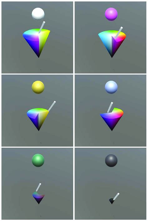 Hsv Color Picker Interface Cutting The Subspace Off And The Color