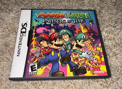 Mario And Luigi Partners In Time Item Box And Manual Nintendo Ds