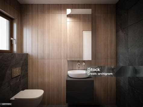 인테리어 디자인 아키텍처 컴퓨터는 욕실의 이미지를 생성 아키텍처 시각화 3d 렌더링 실내에 대한 스톡 사진 및 기타 이미지 Istock