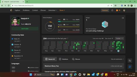 Balaji S On Linkedin Jul Leetcode2023 Leetcodestreak