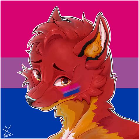 Pride Fox Art By Me Trithahn Rfurry