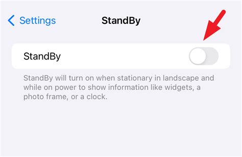 How To Turn Off StandBy Mode On IPhone