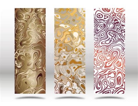 Abstract Composition A Set Of Templates For Corporate Design Stock Vector Illustration Of