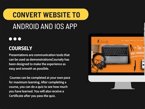 Convert Website To Android App And Ios App Using Webview Upwork