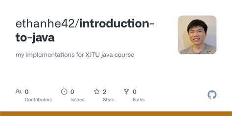 github ethanhe42 introduction to java my implementations for xjtu