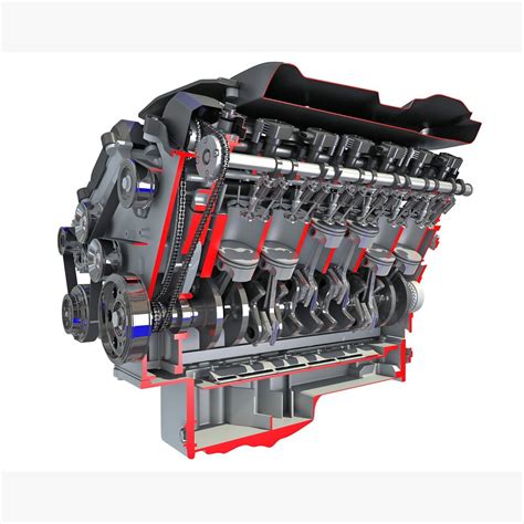 Animated Car Engine 3d Models Download