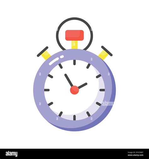 Download This Premium Vector Of Stopwatch Timer In Editable Style Ready To Use Icon Stock