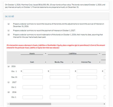 solved a prepare a tabular summary to record the issuance