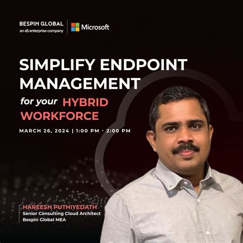 Hareesh Puthiyedath On Linkedin Bespinglobal Eandenterprise Microsoft Remotework