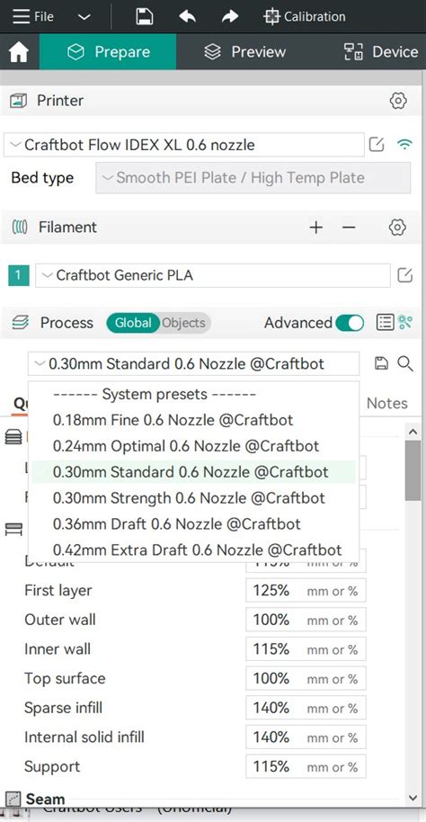 Craftbot Flow Printer Package For Orca Slicer 3d Printing Ilab Creations 3d Printing