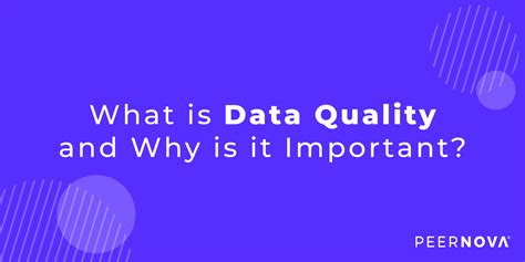 What Is Data Quality And Why Is Data Quality Important PeerNova