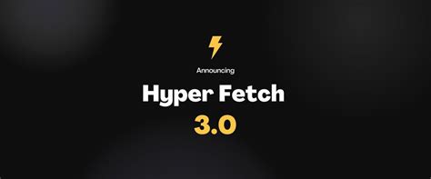 🎉 Announcing Hyper Fetch 3 0 R React