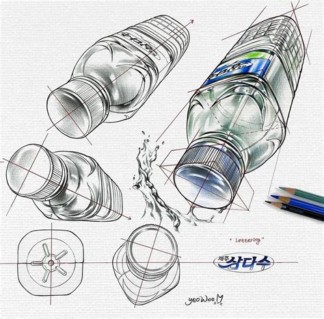 생수병은 만날때마다 어려워🥹 삼다수 백산수 아이시스 그래서 전 쿠팡을 애용ㅎㅎㅎㅋㅎㅋㅎ 생수병기초디자인 생수병기디 생수병기초조형 기초디자인