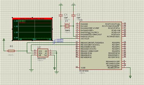Microcontroller Interfacing Pic18f4550 With I²c Eeprom 24aa1025