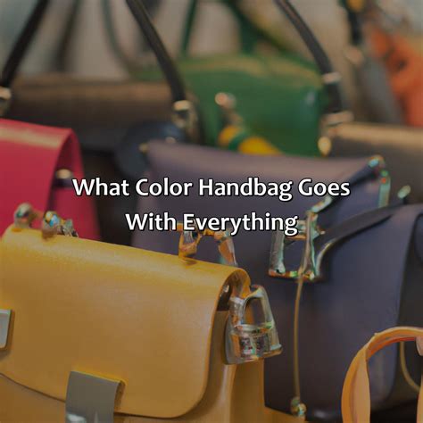 What Color Handbag Goes With Everything Colorscombo Com
