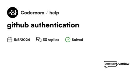 Github Authentication