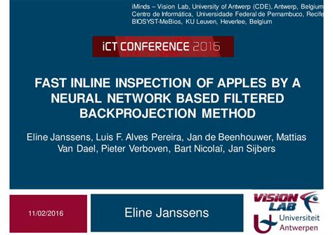 Pdf Fast Inline Inspection Of Apples By A Neural · Fast Inline