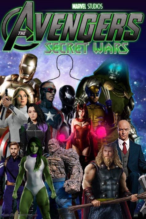 Secret Wars Fan Poster Marvel Cinematic Universe Mcu Avengers