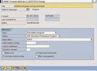 Adding Two Numbers In SAP ABAP Using Parameters SAP ABAP Online Tutorials
