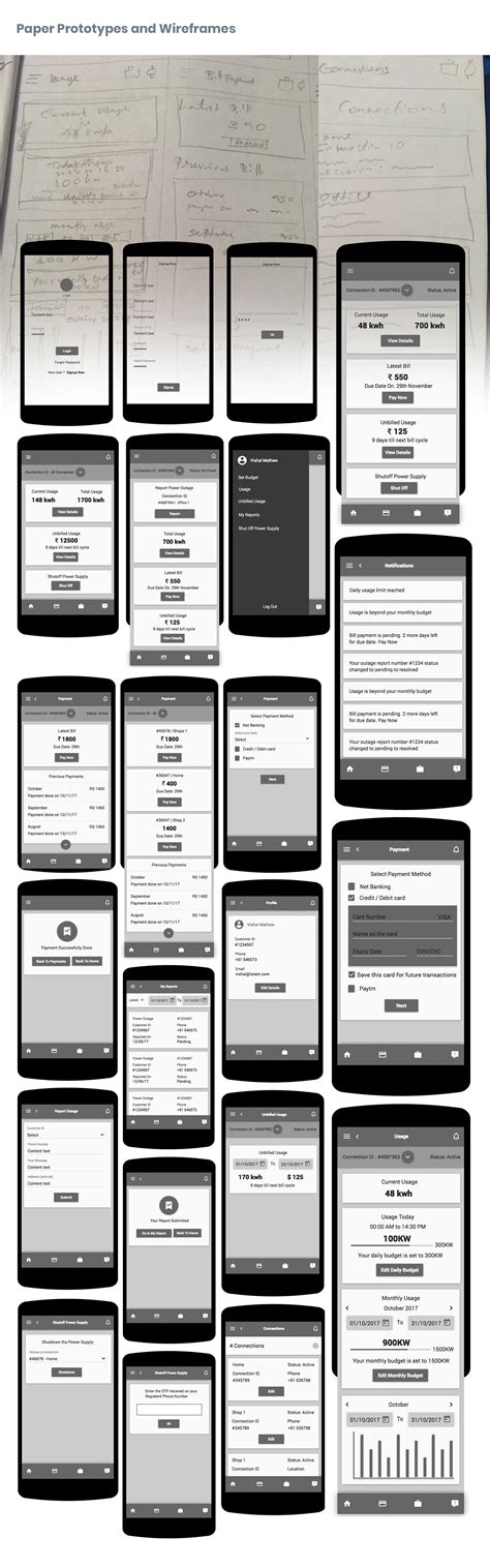 IoT Based Mobile App For Electricity Consumers On Behance