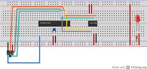 SPI EEPROM Demo Hookup