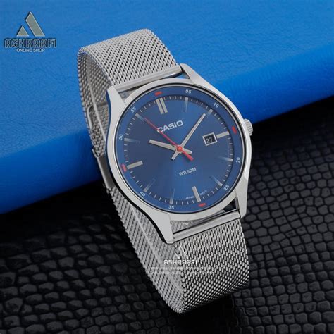 ساعت مردانه کاسیو Casio Mtp E710m 2av صفحه سورمه‌ای