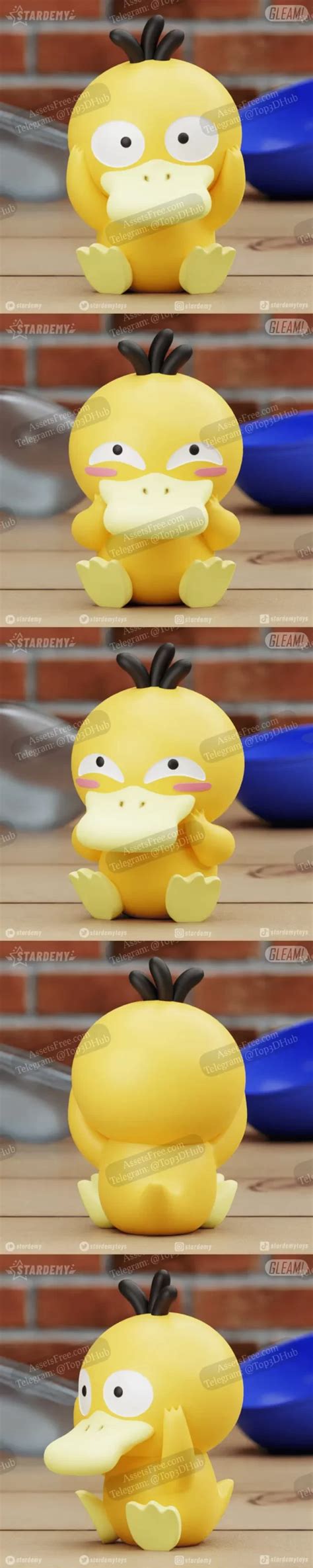 Psyduck 3d Print Model