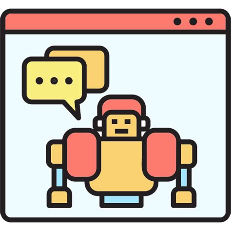 Chatbot Generic Color Lineal Color Icon Chatbot Generic Color Lineal Color Icon