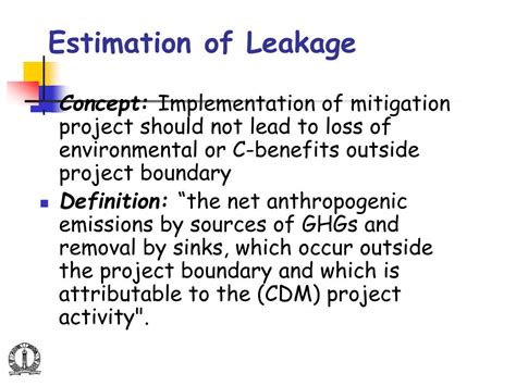 Ppt Methods For Leakage Estimation Powerpoint Presentation Free