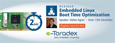 webinar embedded linux boot time optimization by toradex medium