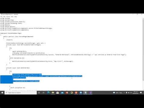 How To Pass Data From One Page To Another In Blazor Using Protectedsessionstorage Blazor