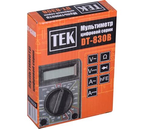 Мультиметр Ресанта Tek Dt 830b 61 10 218 выгодная цена отзывы характеристики фото купить