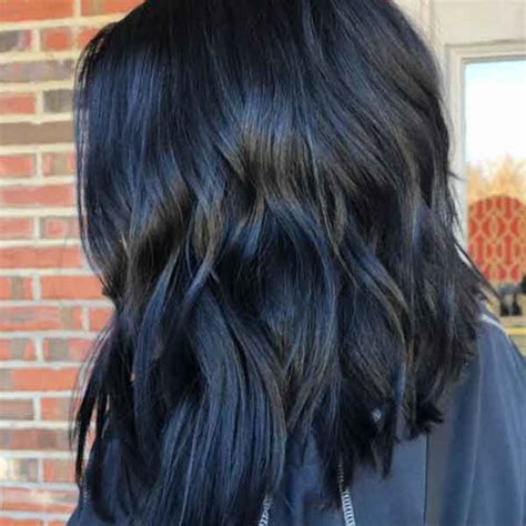 جدیدترین مدل های رنگ موی آبی مشکی و آبی کاربنی