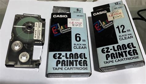 Casio Ez Label Printer Tape Cartridge Computers Tech Printers Scanners Copiers On Carousell