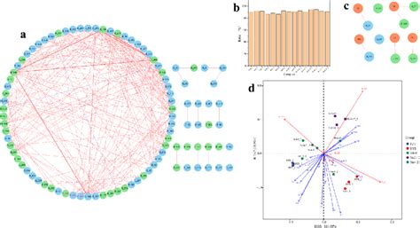 Microbial And Metabolic Correlation Profiles A Co Occurrence Network