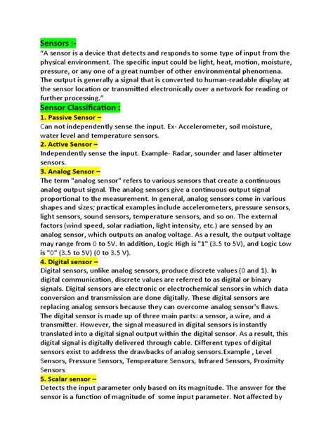 sensor fundamentals pdf sensor electronic circuits