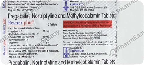 Resner Plus Strip Of 10 Tablets Uses Side Effects Price And Dosage