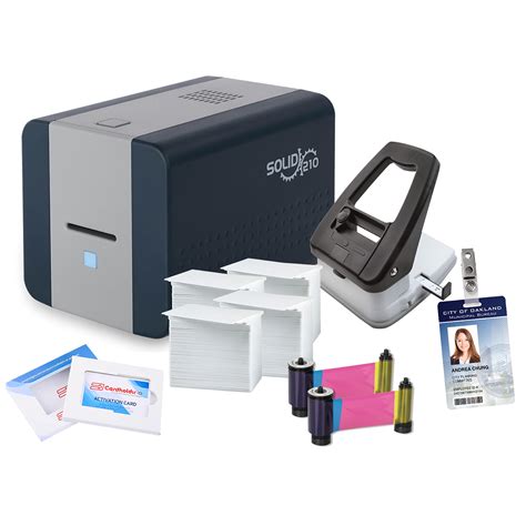 Cardholdir Id Easy Badges Solid 210 Id Badge Printer