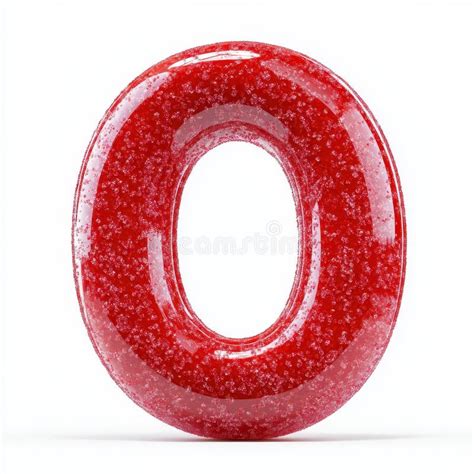 A Red Glossy Donut Shaped Candy With A Sugary Texture Stock Illustration Illustration Of