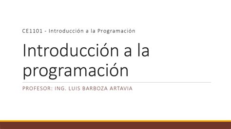 Leccion 1 Introducción A La Programación University Quiz Wayground