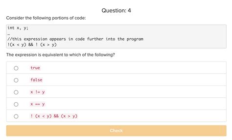 solved consider the following portions of code int x y