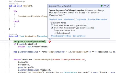 RadzenSplitter Issue When Visible By Button Click Radzen Blazor