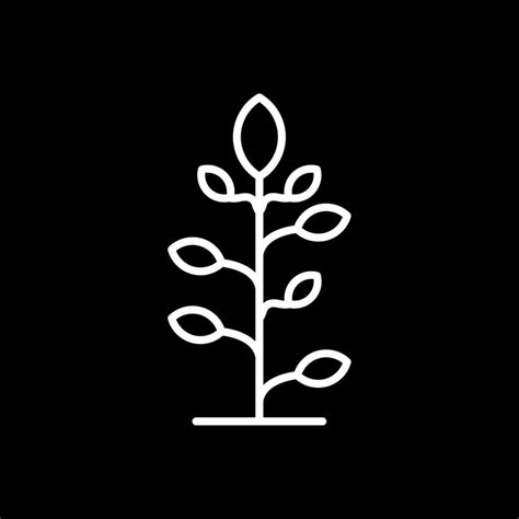 Tree Line Inverted Icon Design 43945802 Vector Art At Vecteezy