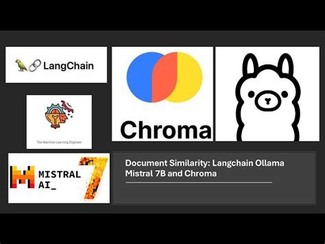 free video document similarity langchain ollama mistral 7b and
