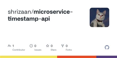 Github Shrizaanmicroservice Timestamp Api