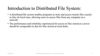 Distributed File System PPT