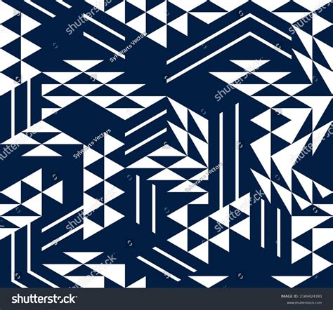 Seamless Cubes Vector Background Rhombus Triangles Stock Vector